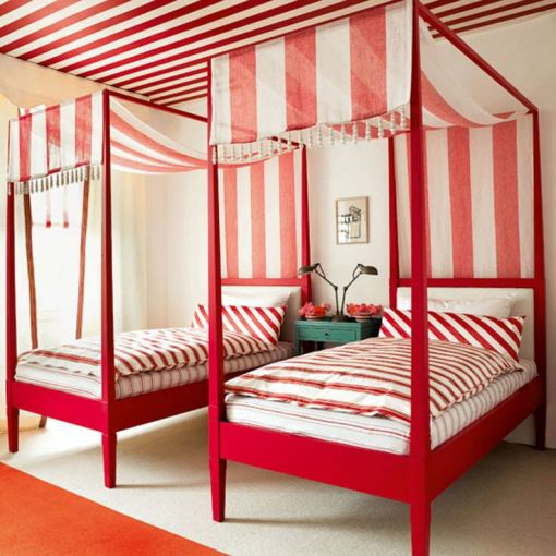 How to decorate with red for every room of the house
