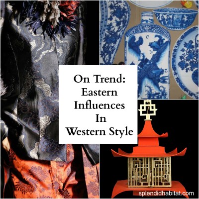 Eastern influences in home decorating